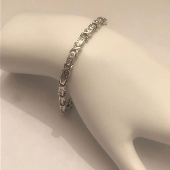 Jewelry | 1kt Diamond Wg Bracelet 116 Grams 75 Inch | Poshmark